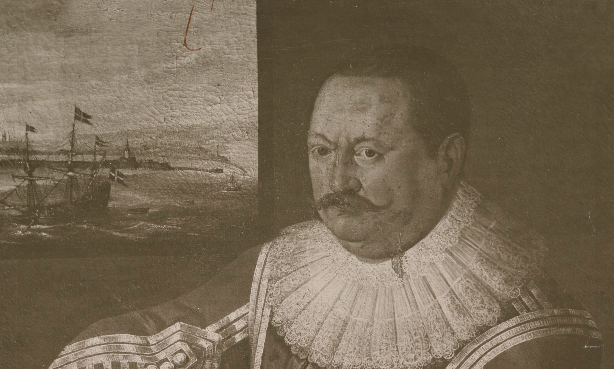 Arend Dickmann na obrazie z XVII wieku - Projekt Wisłoujście